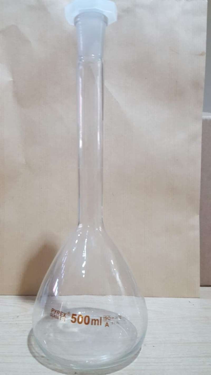 Promo Labu Ukur / Volumetric Flask 500 ml - RRC Diskon 23% di Seller ...