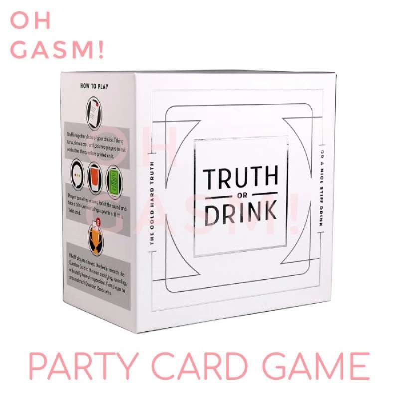 Promo TRUTH OR DRINK CARD GAME PARTY CARD GAME COUPLE CARD GAME BOARD ...
