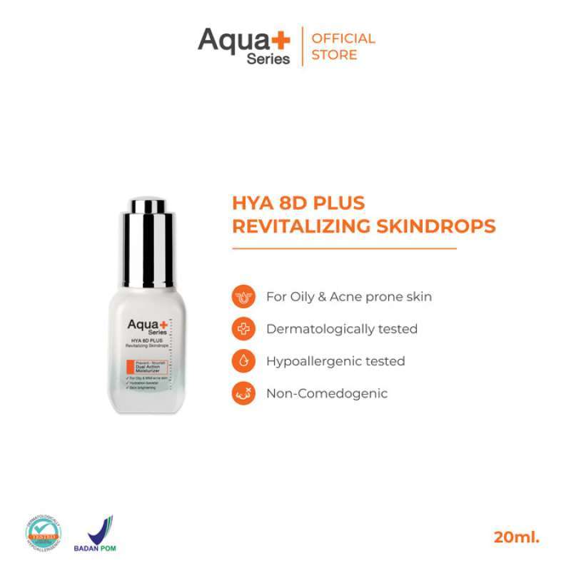 Promo Aqua+ Series - Hya 8D Plus Revitalizing Skindrops Diskon 23% di Seller Tunica Store ...