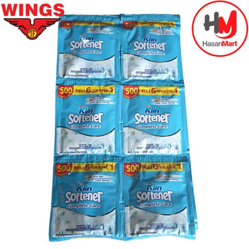 Jual Soklin Softener Complete Care - Biru Muda 500 An [2 Renceng X (12 ...