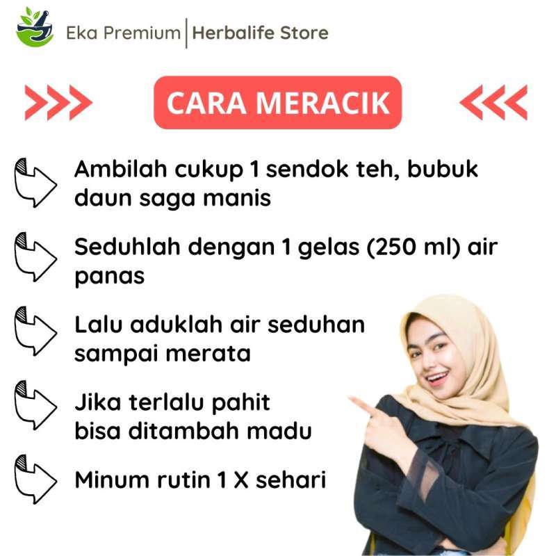 Promo Daun Saga Manis Bubuk Saga Rambat Kering Asli Ramuan Rempah ...