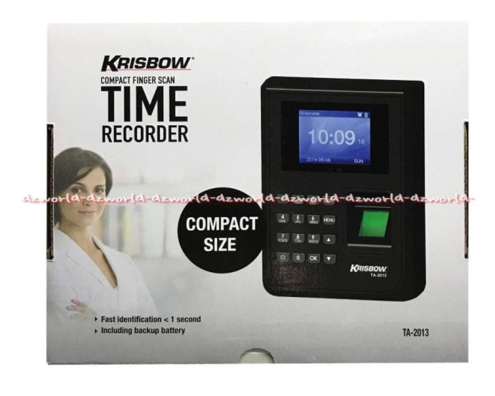 Promo Krisbow Compact Finger Scan Time Recorder TA 2013 Mesin Absensi ...