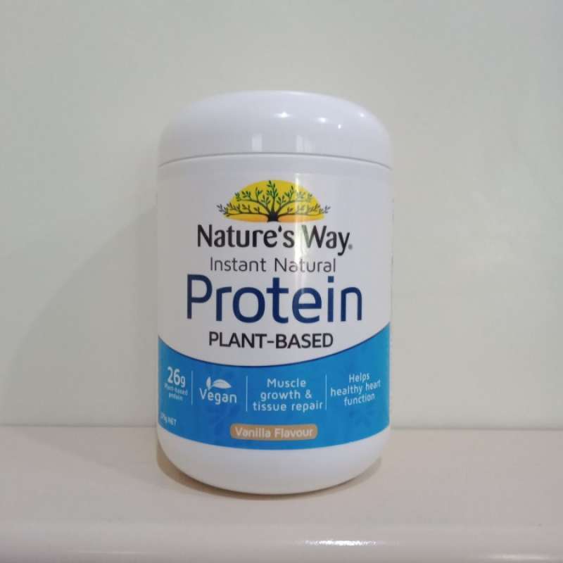 Promo Nature's Way Instant Natural Protein Plant-based 375gr Vanilla ...