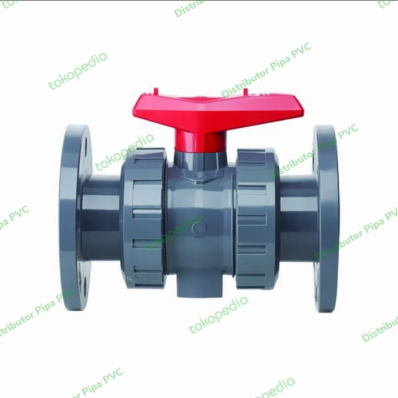 Promo Flange True Union Ball Valve PVC 1 inch DN25 ANSI/JIS PVC Pipa ...