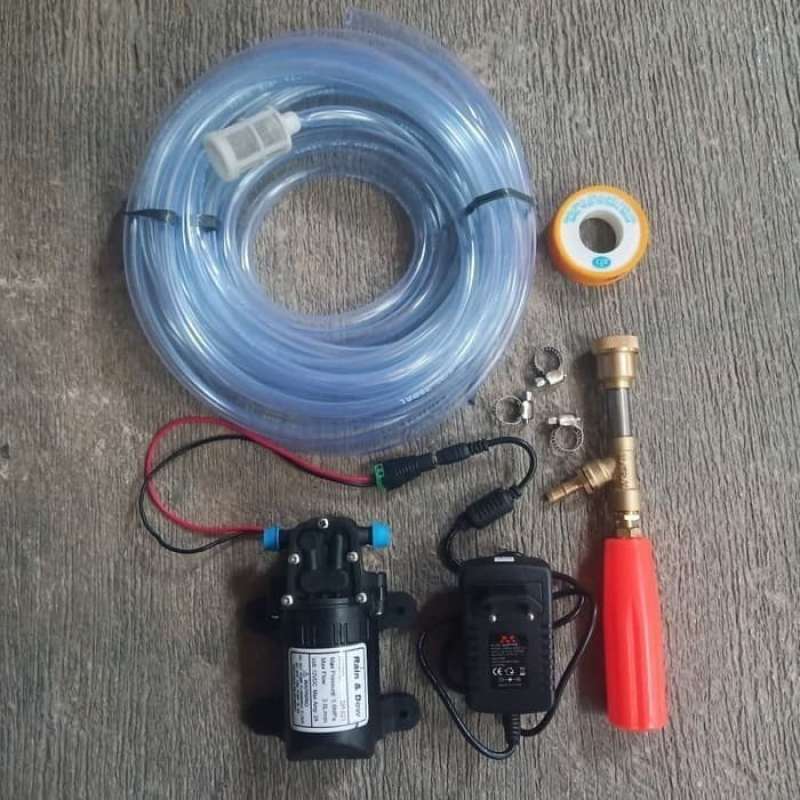 Jual Alat Cuci Motor Mobil AC Steam Stim Mini Pompa DC 70 Psi di Seller ...