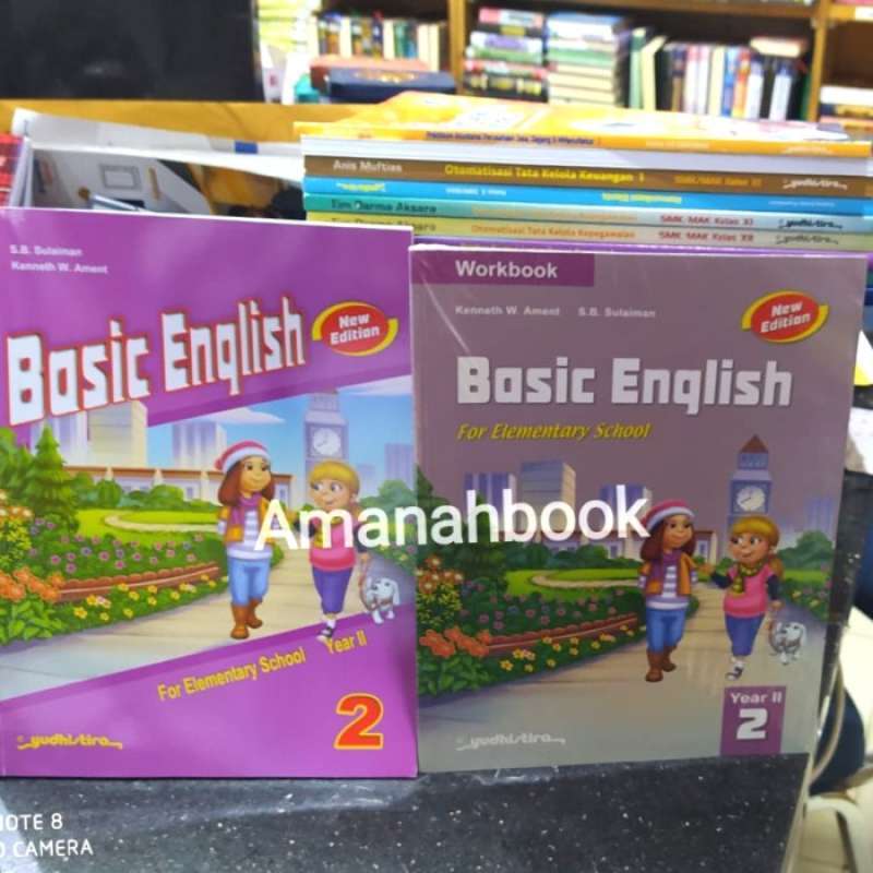 Promo Bahasa Inggris Kelas 2 Sd Basic English Dan Workbook Yudhistira Diskon 23% di Seller Kang ...