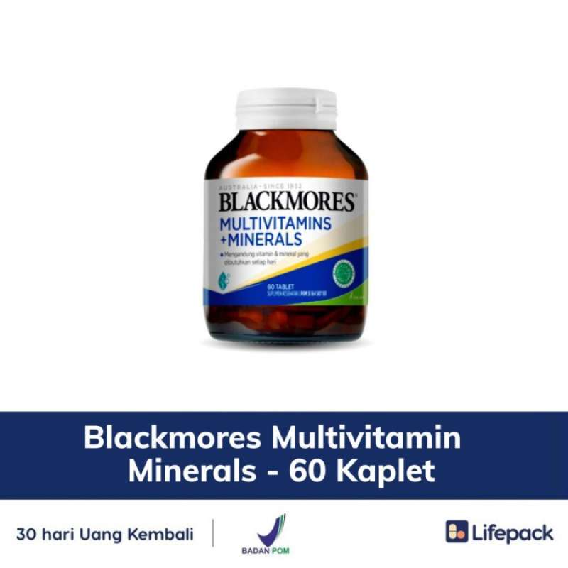 Jual Blackmores Multivitamin + Mineral Tablet - 60 Tablet - Lifepack Di Seller Zebaa Shop ...