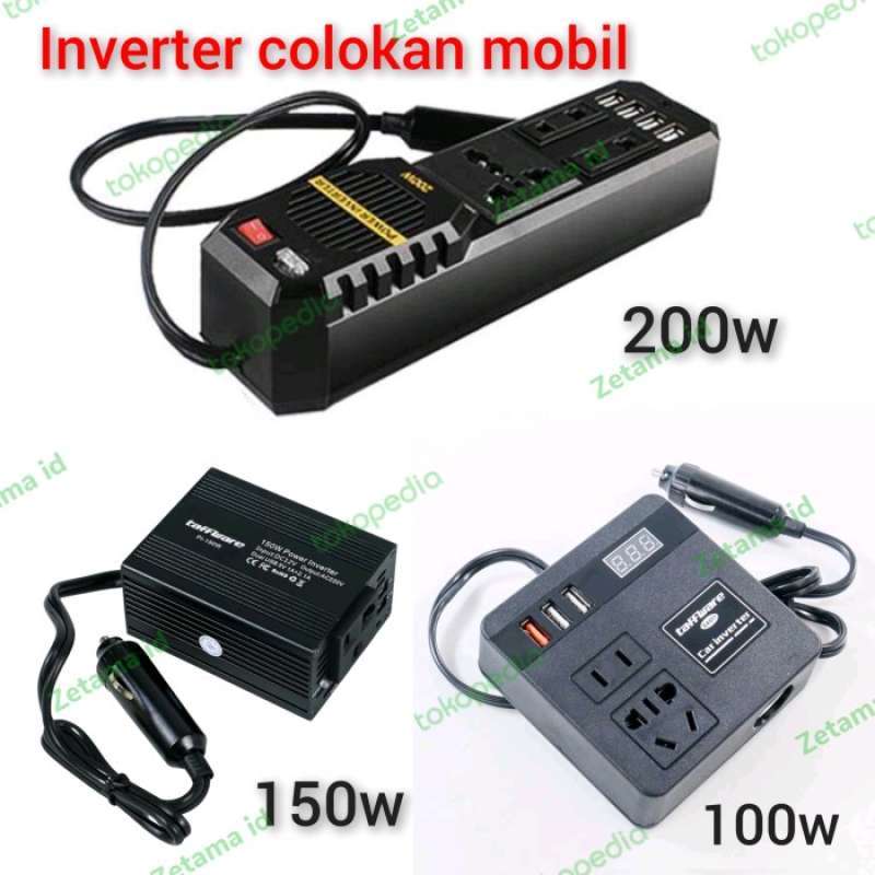 Promo Inverter Mobil DC 12V To AC 220V Usb Port Colokan Listrik Mobil ...