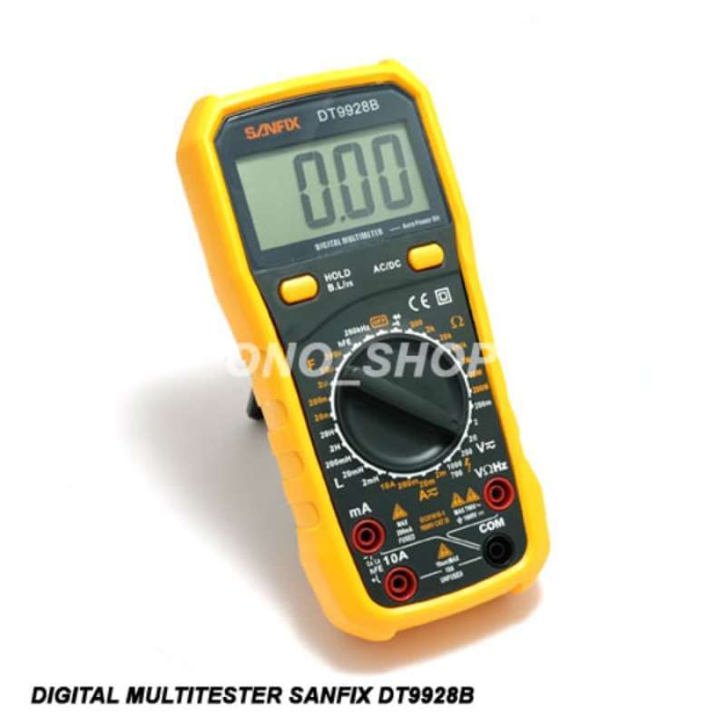 Promo Sanfix DT9928B Digital MultiMeter - Digital Multi Tester Diskon ...