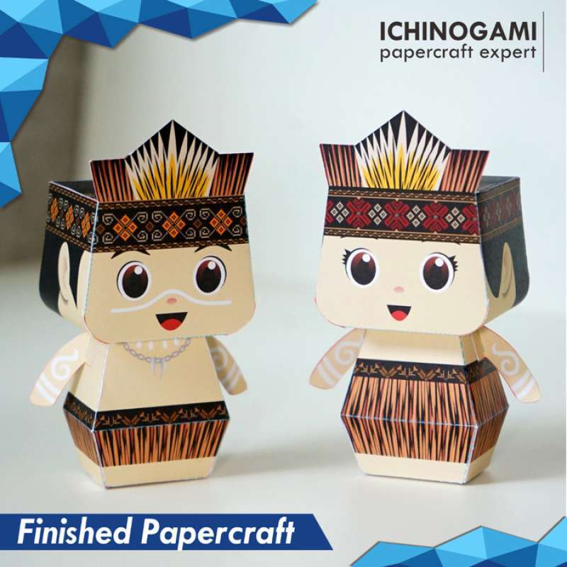 Promo Ichinogami Nusantara Papercraft Kit (diy) - Diorama Seri Papua ...