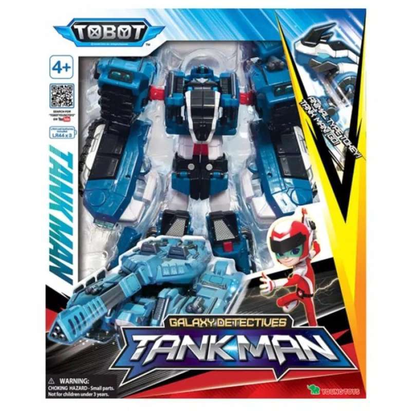 Promo Tobot galaxy detectives tank man original youngtoys transformer ...