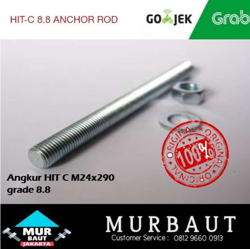 Jual CHEMICAL ANGKUR ANCHOR HILTI HIT-C-8.8 M24X290 di Seller Soekamto ...