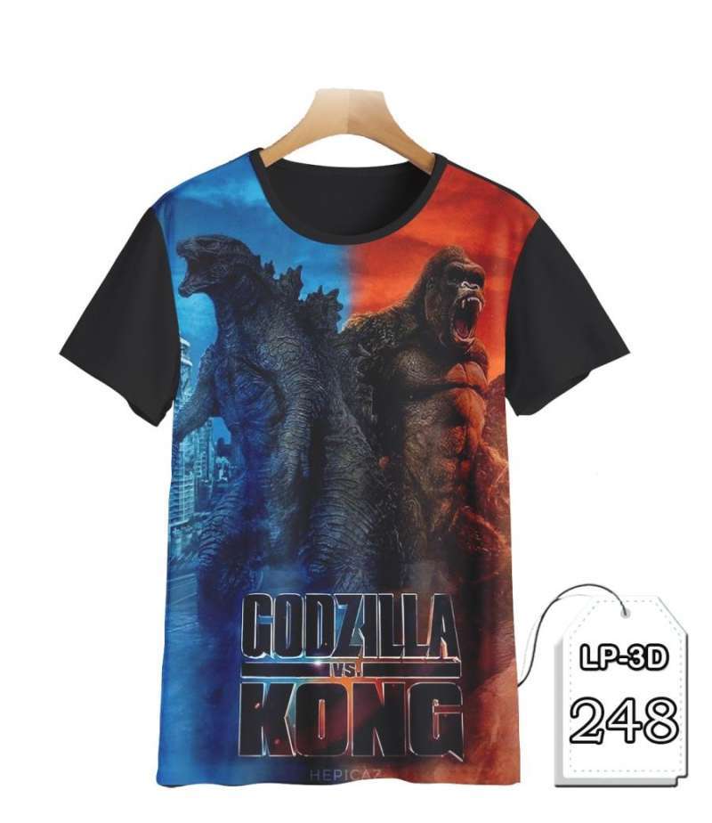 Jual Baju Godzilla Vs. Kong King Of The Monsters Baju Anak 3d #lp3d-248 ...
