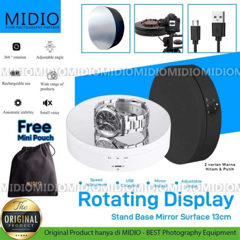 Promo ROTATING ROTARY TURN TABLE DISPLAY PUTAR DIAMETER 13 CM Diskon 50 ...
