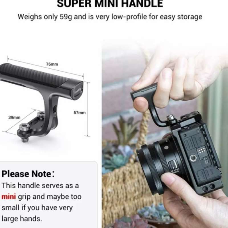 Promo SMALLRIG TOP HANDLE HAND GRIP RIG CAGE UNIVERSAL CAMERA KAMERA ...