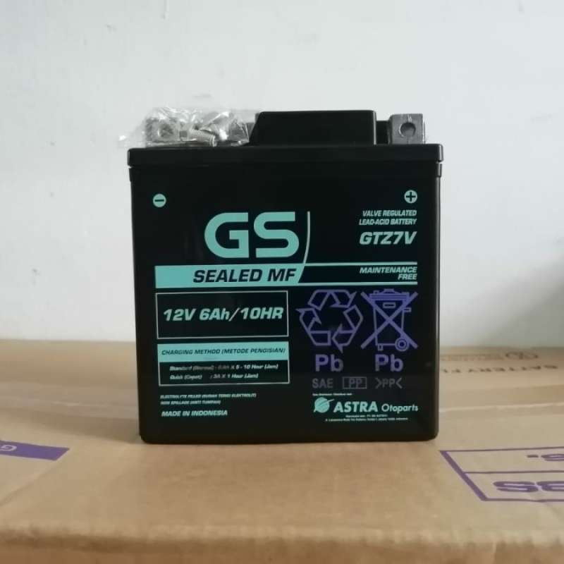Promo Aki Motor Yamaha Nmax Gtz7V Gs Astra Accu Kering Diskon 17% di Seller Mekanik Handal ...