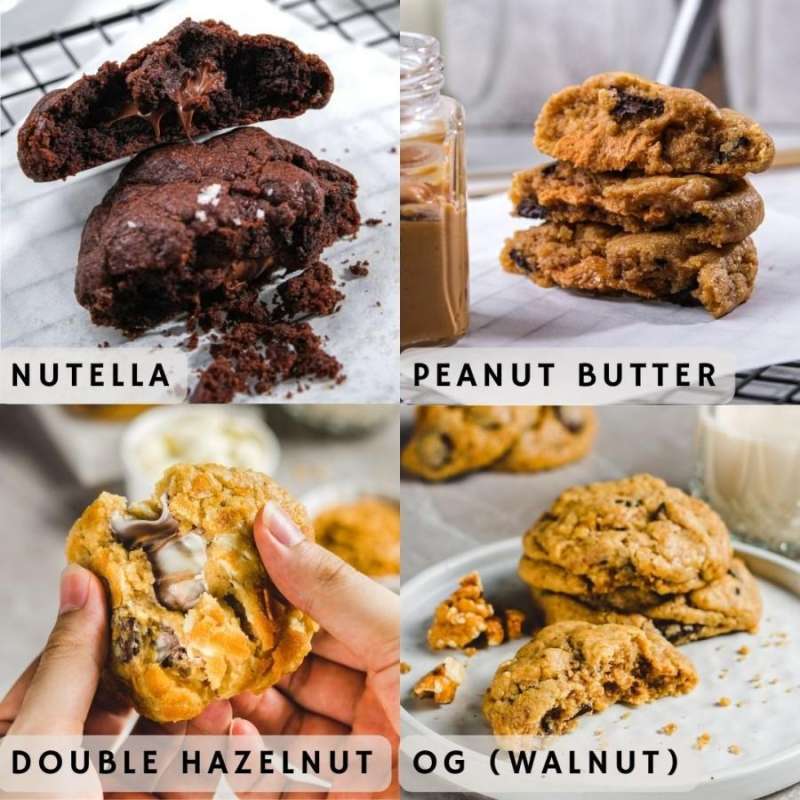 Jual Nutella Cookies Chocolate Chip Soft Baked NYC New York - 1Pcs di ...