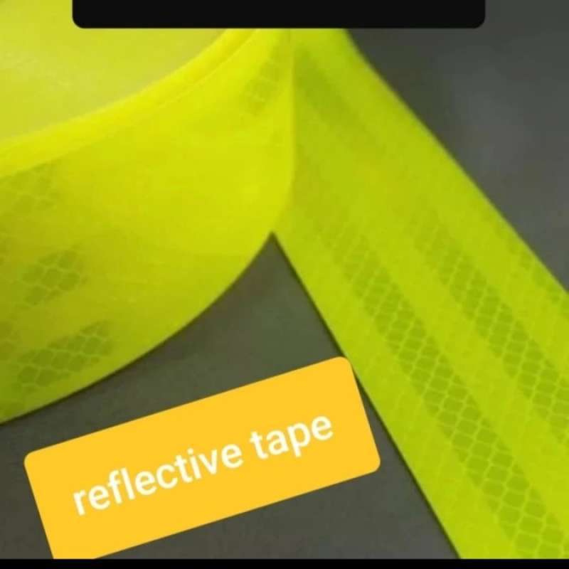 Promo sticker reflective 2x45M hijau stabilo bukan 3m-scotlet reflektor ...