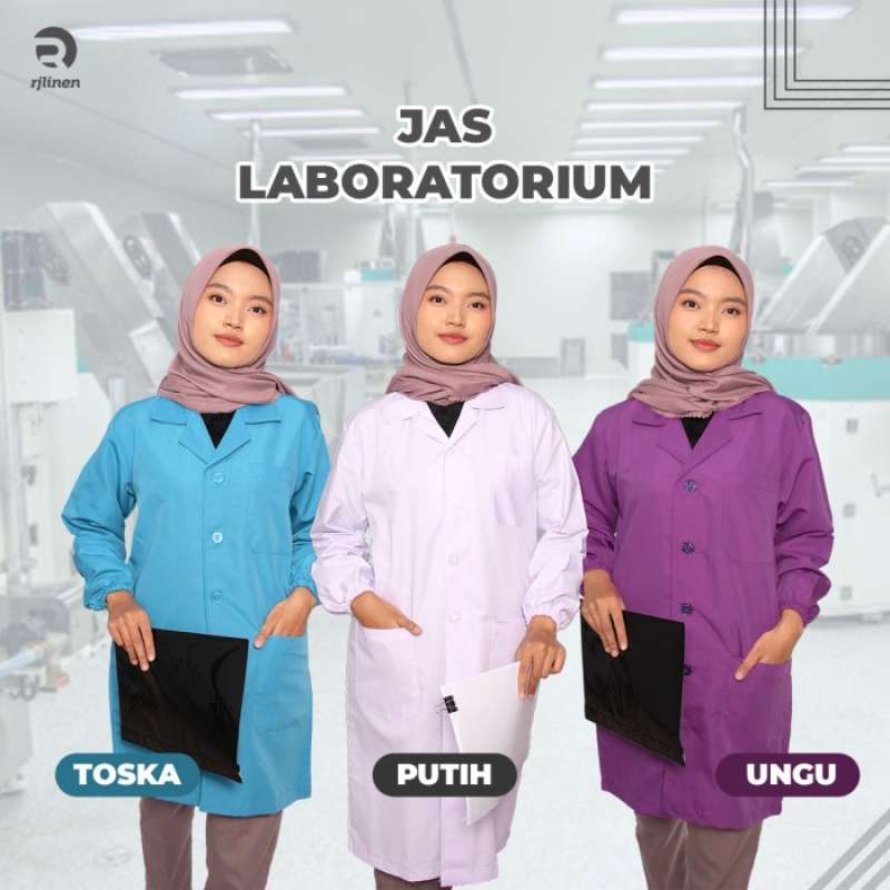 Promo Jas Laboratum Panjang / Jas Lab / Jas Praktek / Jas Rumah Sakit ...