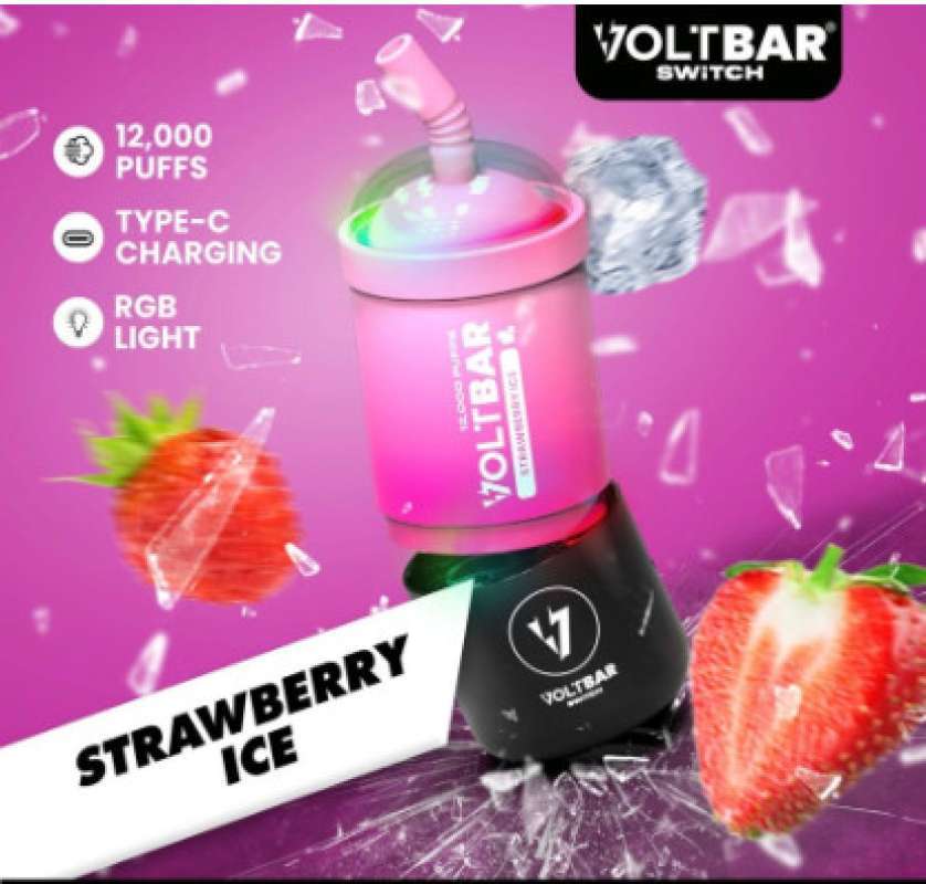 Promo VOLTBAR 12000 SWITCH 12000 PUFFS Pre-filled Pod vape - Strawberry ...