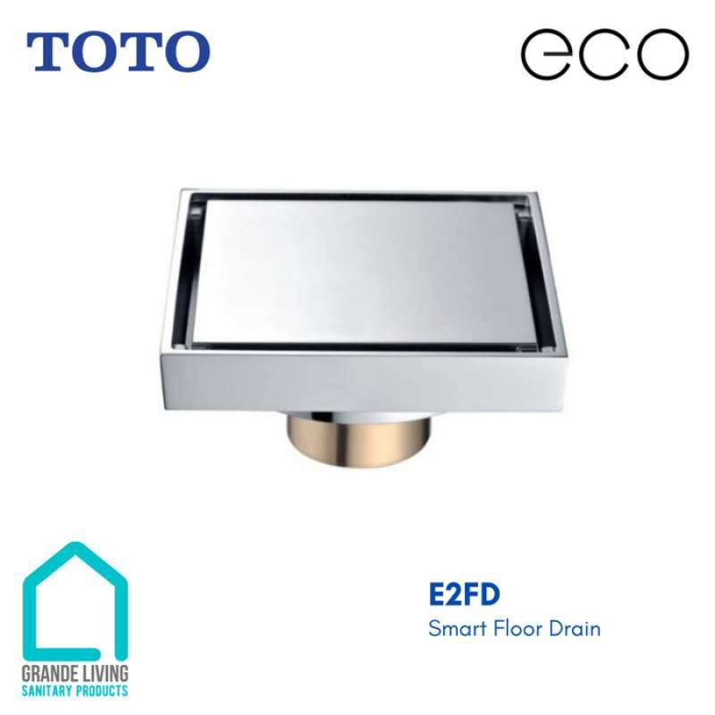 Promo TOTO ECO Smart Floor Drain E2FD Pembuangan Air Kamar Mandi Diskon 23% di Seller Waroka ...