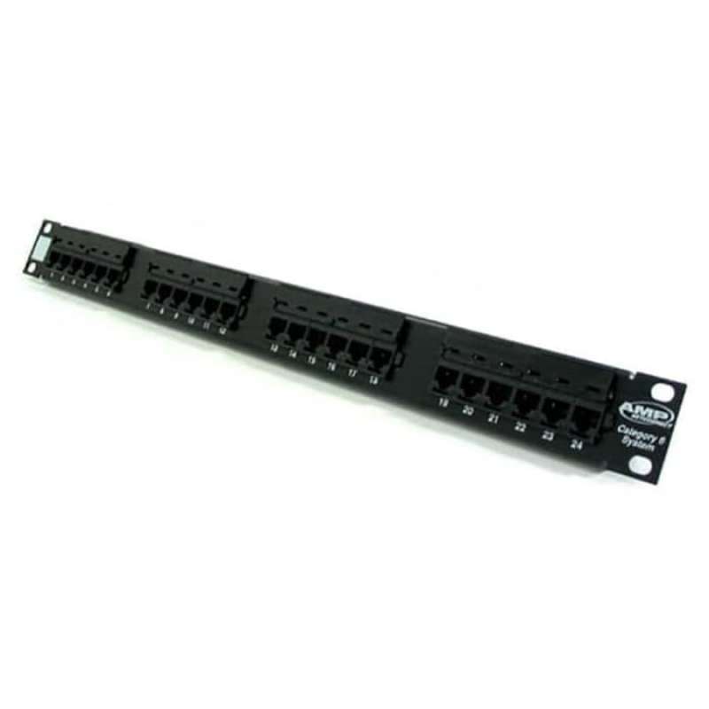 Promo Patch Panel 24 Port Tanpa Modular Jack Cat 6 Cat 5e AMP COMMSCOPE ...