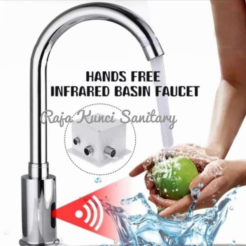 Jual Kran Cuci Piring Sensor Otomatis/Kran Sink Meja Sensor/Kran Sensor ...