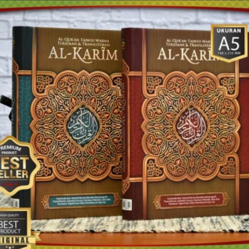 Promo Al Quran Al Karim Terjemah Tajwid Warna Tranliterasi A5 Ori Diskon 23% di Seller SHOKA ...