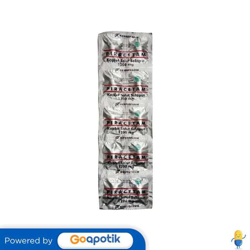 Jual Piracetam Bernofarm 1200 Mg Strip 10 Kaplet Di Seller Apotek ...
