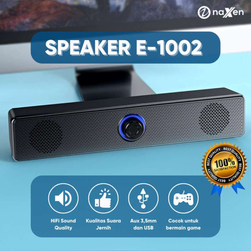 Speaker Desktop Multimedia Komputer Super Bass Naxen E-1002 ...