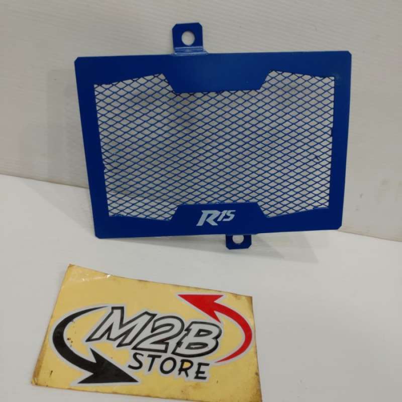 Promo Tutup Radiator Yamaha R15 V2 Model Jaring Biru Blue Diskon 23% Di ...