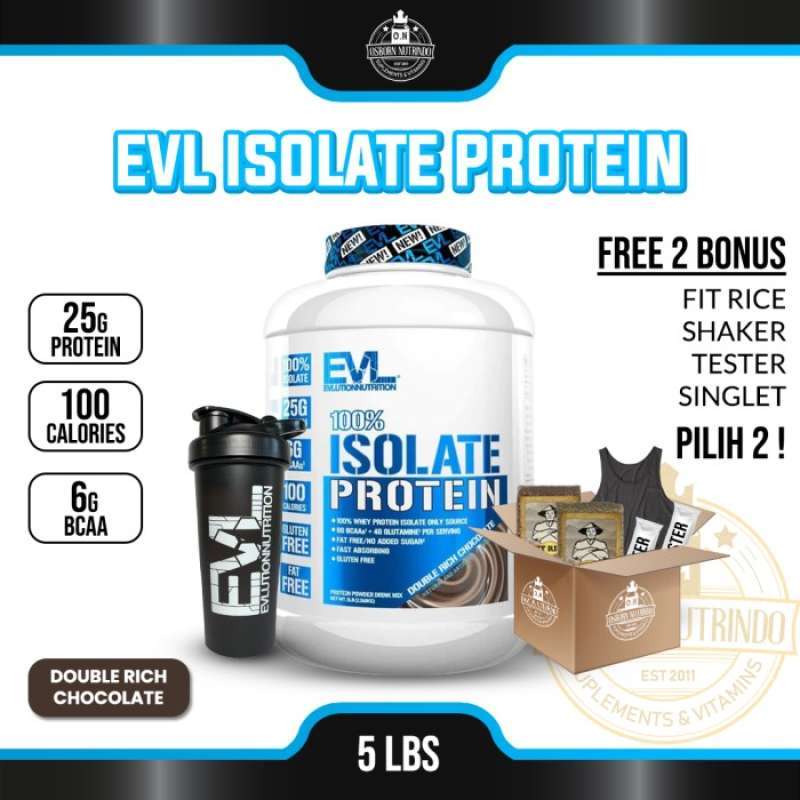 Promo Evl Isolate Whey Protein 5 Lbs - Rasa Vanilla Diskon 17% di ...