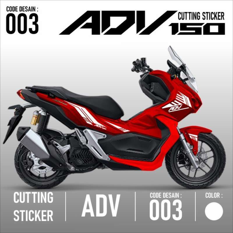 Promo Sticker Striping List Cutting Honda Adv 150-Stiker Honda Adv 150 ...