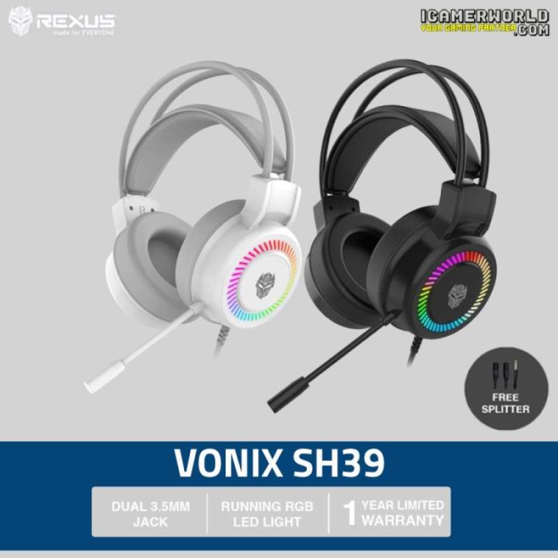 Promo Rexus Vonix SH39 Multiplatform Gaming Headset Diskon 23% di ...