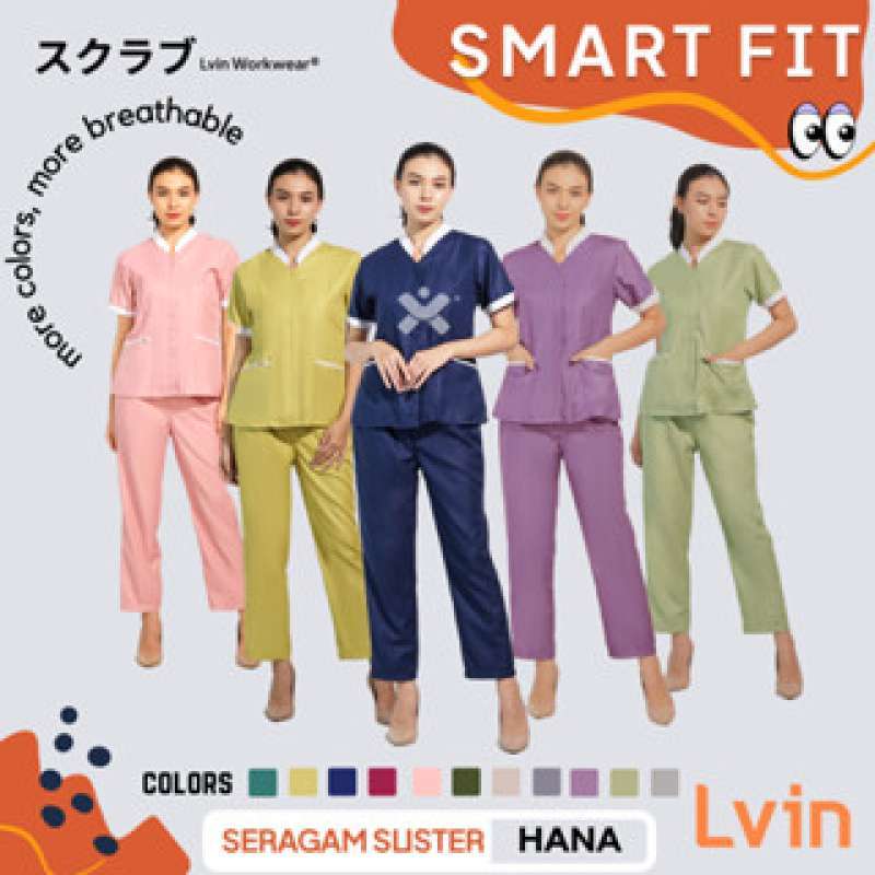 Jual Lvin Baju Seragam suster Hana Series / nanny uniform/seragam ...