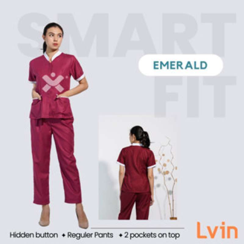 Jual Lvin Baju Seragam suster Hana Series / nanny uniform/seragam ...