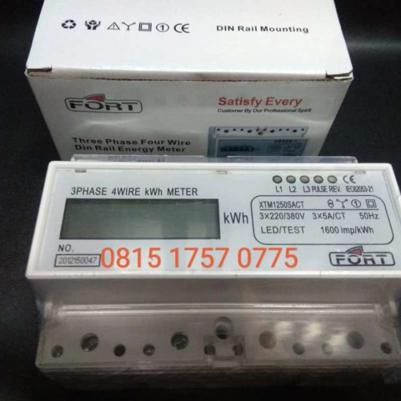 Jual Kwh Meter 3phase Digital Via Ct Xtm1250sact Fort Di Seller F Style Al Store - Linggajaya ...