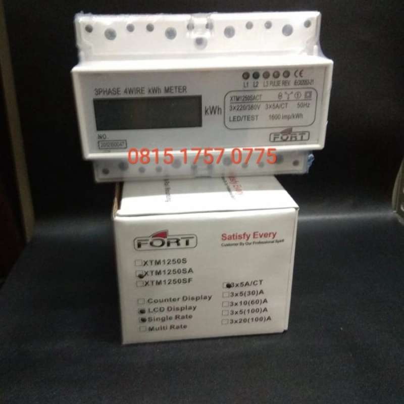Jual Kwh Meter 3phase Digital Via Ct Xtm1250sact Fort Di Seller F Style Al Store - Linggajaya ...