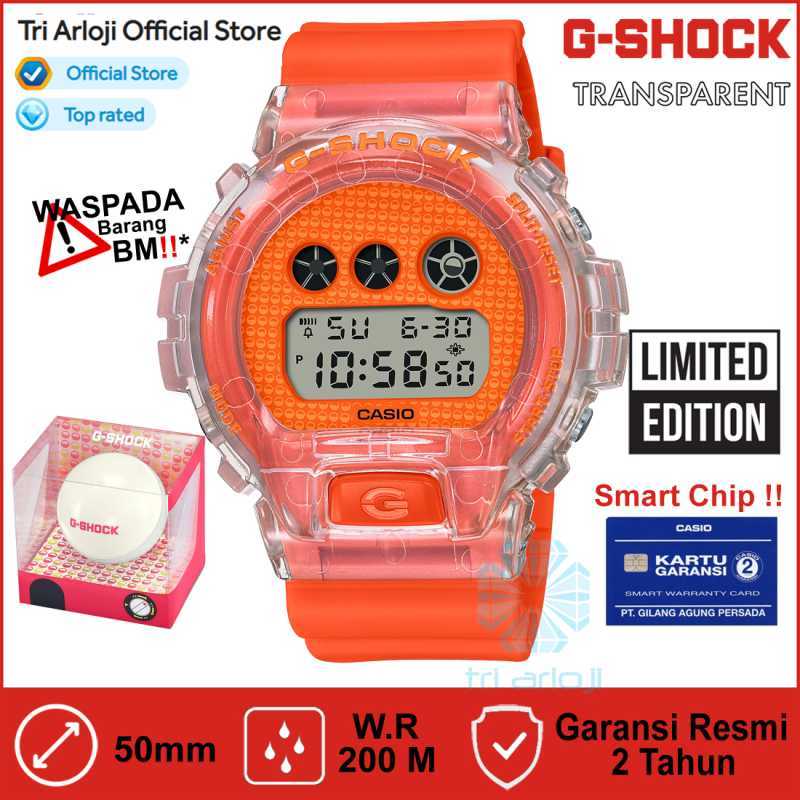 Promo Casio G-Shock Dw-6900gl-4dr Jam Tangan Pria Digital Gacha Orange ...