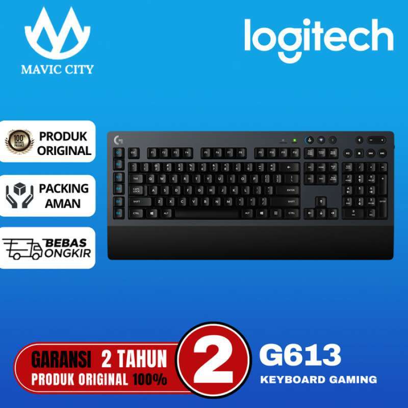 Jual Logitech G613 Keyboard Gaming Wireless Mechanical Multiple Device di Seller Tuskar - Tegal ...