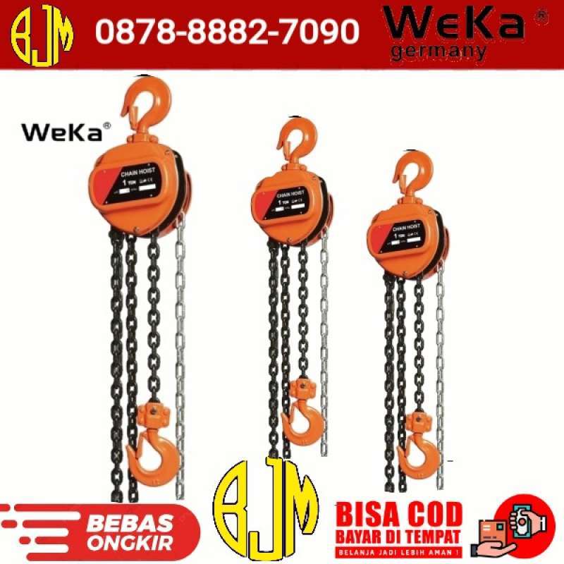Promo KATROL - TAKEL - CHAIN BLOCK 1 TON X 5 METER WEKA GERMANY Diskon ...