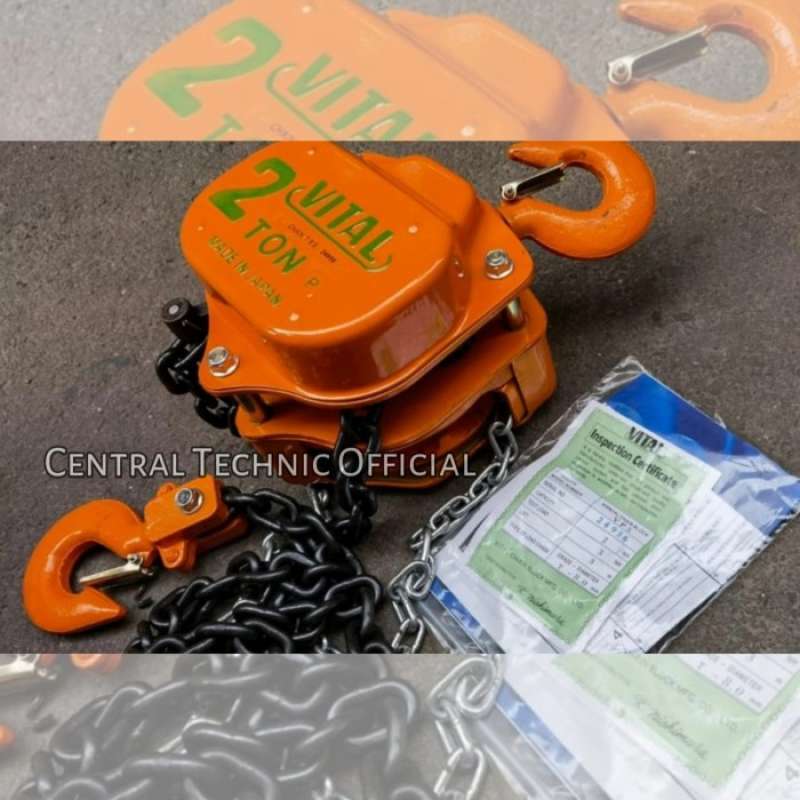 Promo Vital Chain Block 2 Ton 7 Meter Original Made In Japan Takel ...