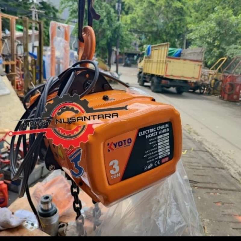 Promo Electric chain Hoist 3 Ton x 15 Meter 380 volt Japan Diskon 23% ...