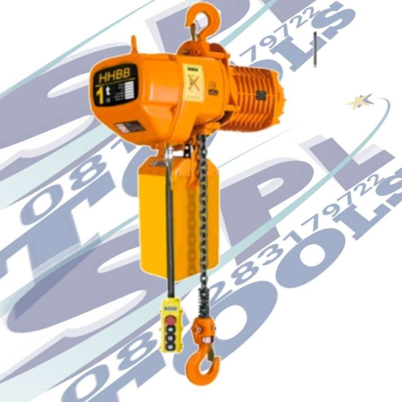 Promo (SPL)CHAIN BLOCK ELECTRIC Hoist 1 ton x 12meter 1Ph Diskon 23% di ...