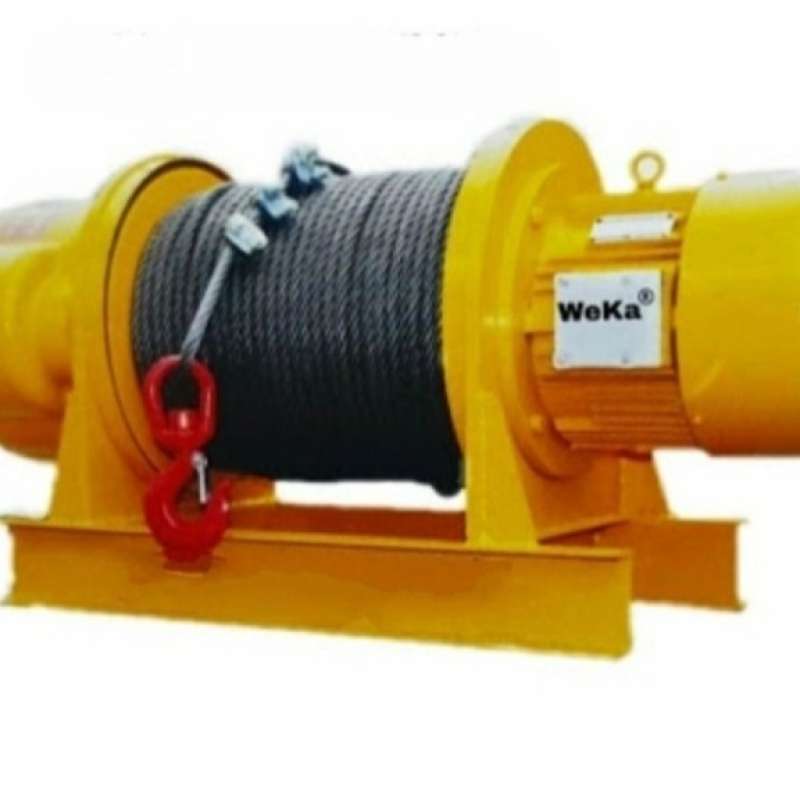 Promo (ht) Electric Winch Wire Hoist 5ton X 100m Wire Rope Merk Weka ...