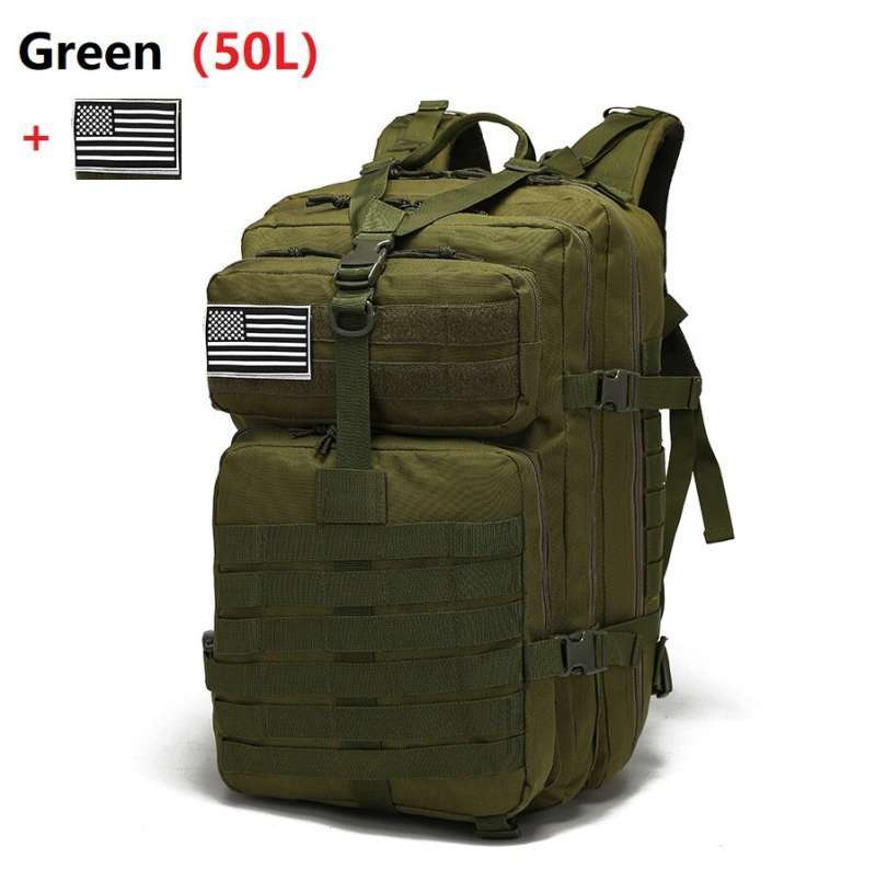 Promo 30L;/50L Large Capacity Men Army Military Tactical Backpack 3P Softback Outdoor Waterproof ...