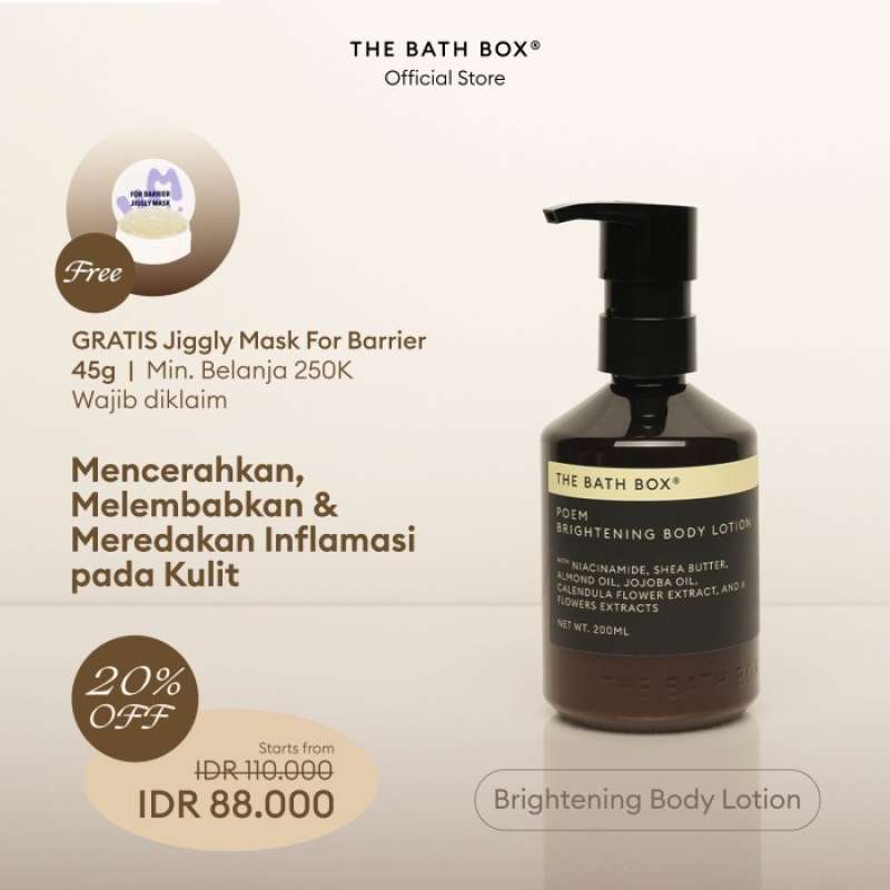 Jual The Bath Box - Poem Brightening Body Lotion Di Seller Trasale ...