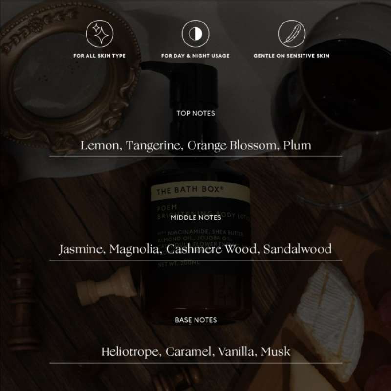 Jual The Bath Box - Poem Brightening Body Lotion Di Seller Trasale ...