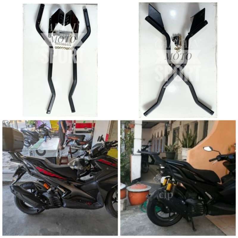 Promo Bracket Box Aerox 155 Breket Top Box Yamaha Aerox 155 Pnp Diskon ...