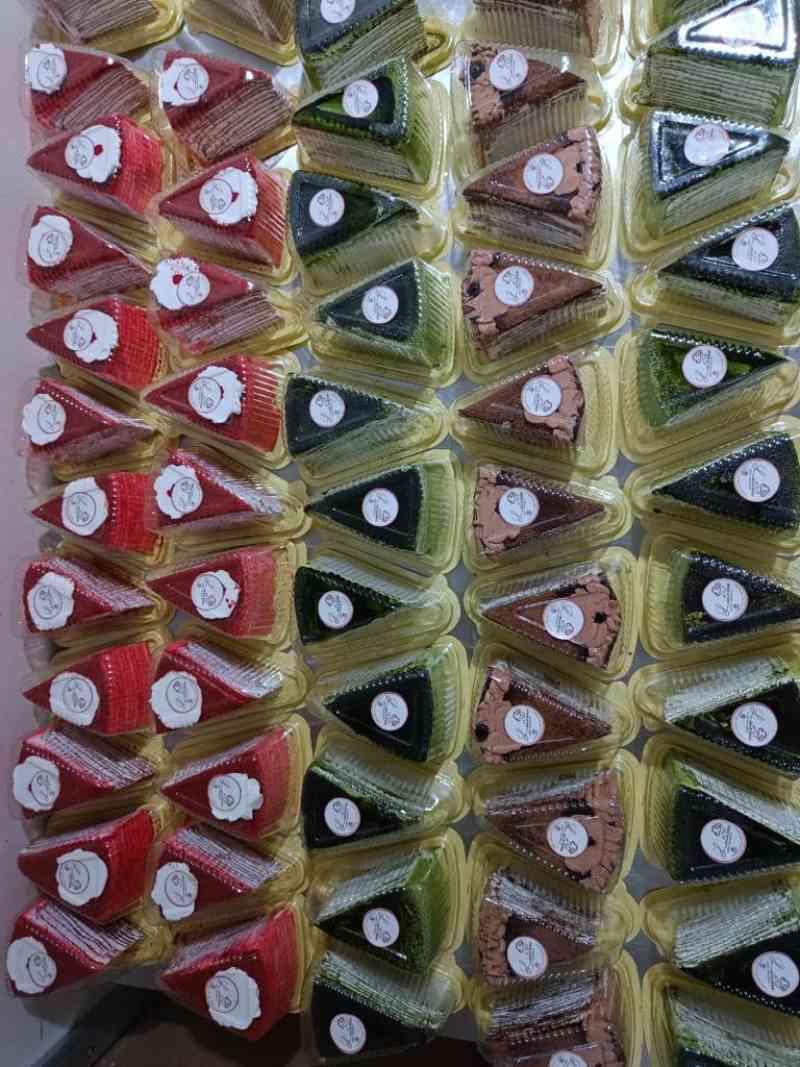 Jual Mille Crepes / Cake Slice / Cake Viral / Mille Krepes /krepes ...